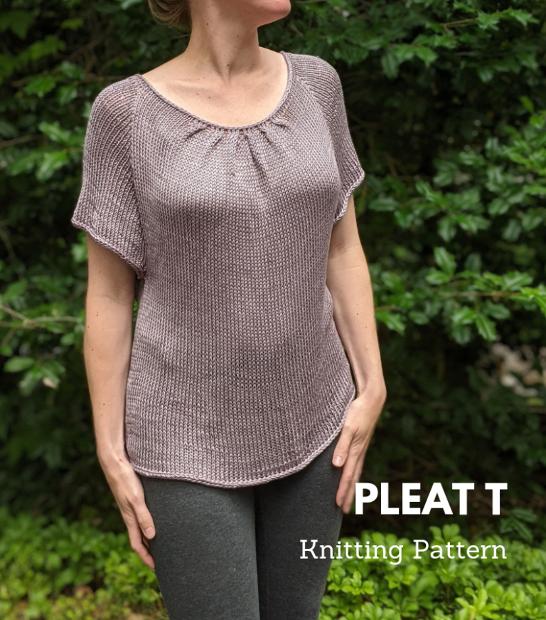 Pattern: Pleat T – Knit a Bit, Crochet Away